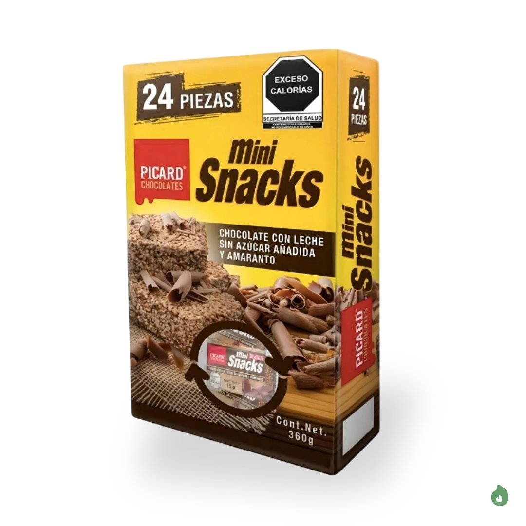 Chocolates con Leche y Amaranto Picard Mini Snacks - soyfulgor.com