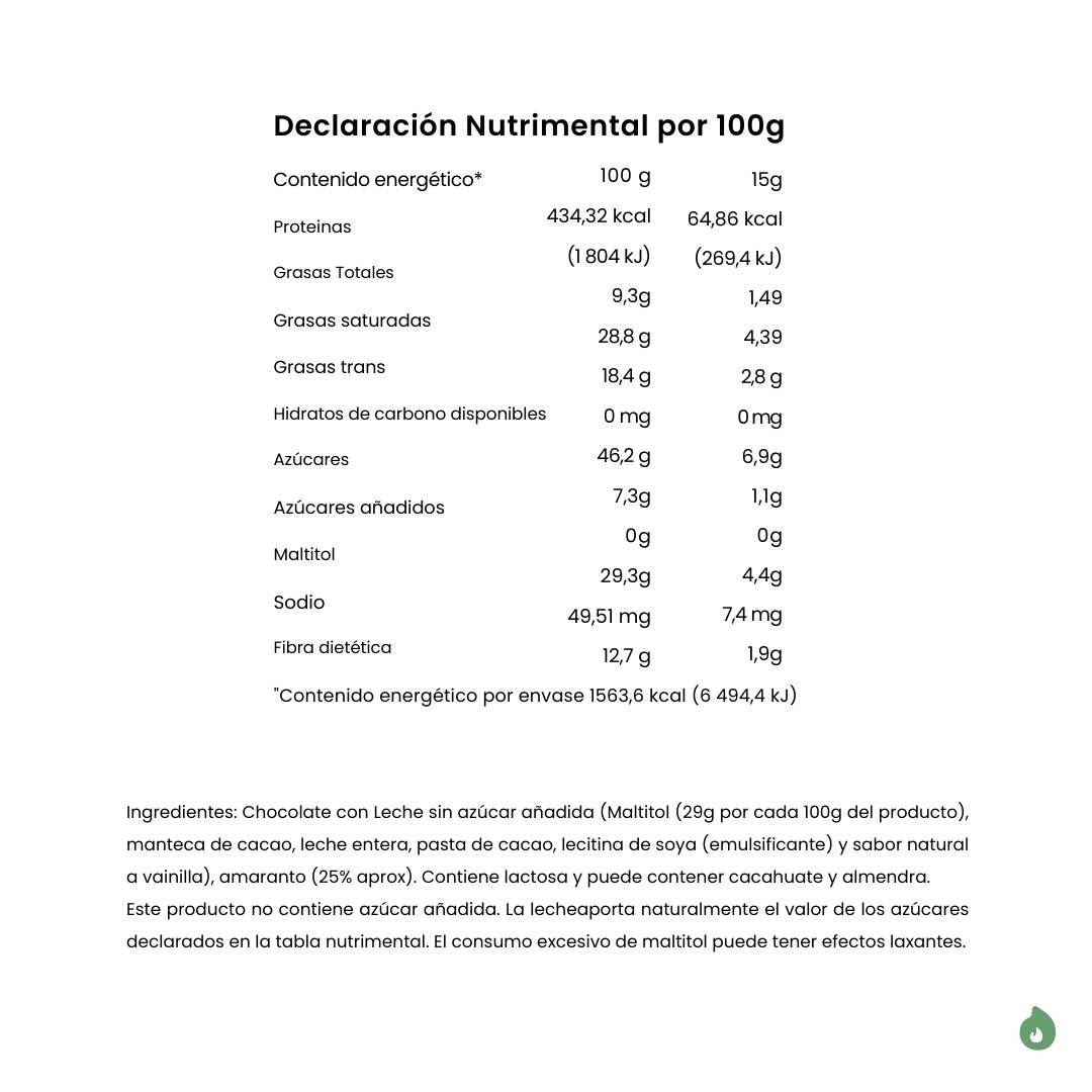 Chocolates con Leche y Amaranto Picard Mini Snacks - soyfulgor.com